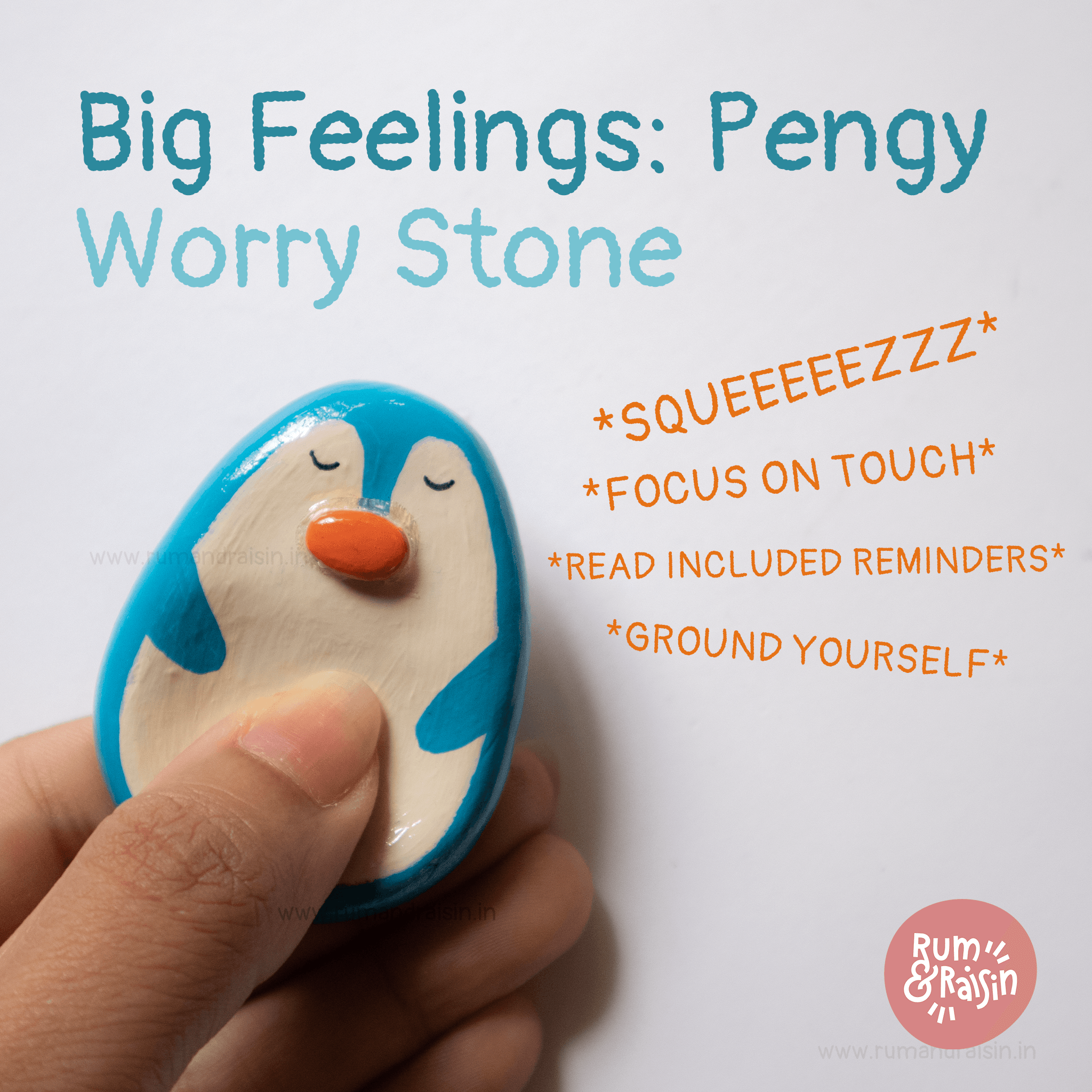 Big Feelings Stone: Pengy – Rum and Raisin Studio
